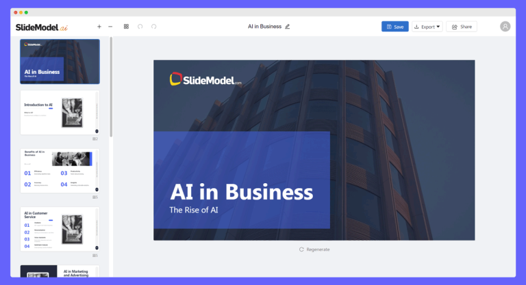 Create Presentations & Slide Decks with SlideModel AI – Textify Analytics