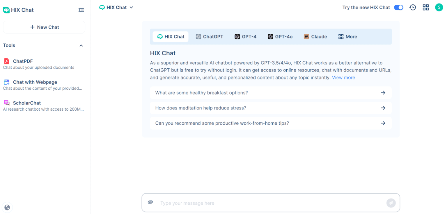 HIX Chat Review: Free AI Chat Experience – Textify Analytics