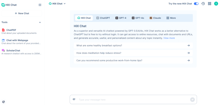 HIX Chat Review: Free AI Chat Experience – Textify Analytics
